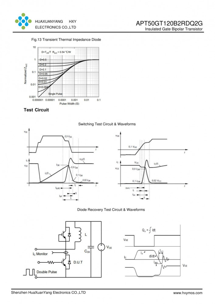 APT50GT120B2RDQ2G-HXY datasheet page 5