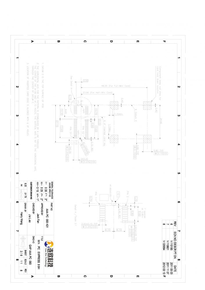 AAA-PCI-093-K01 drawing page 2
