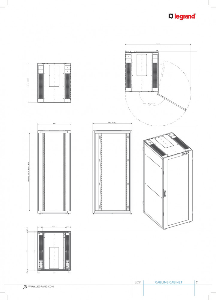 Legrand LCS3 technical document, page 7