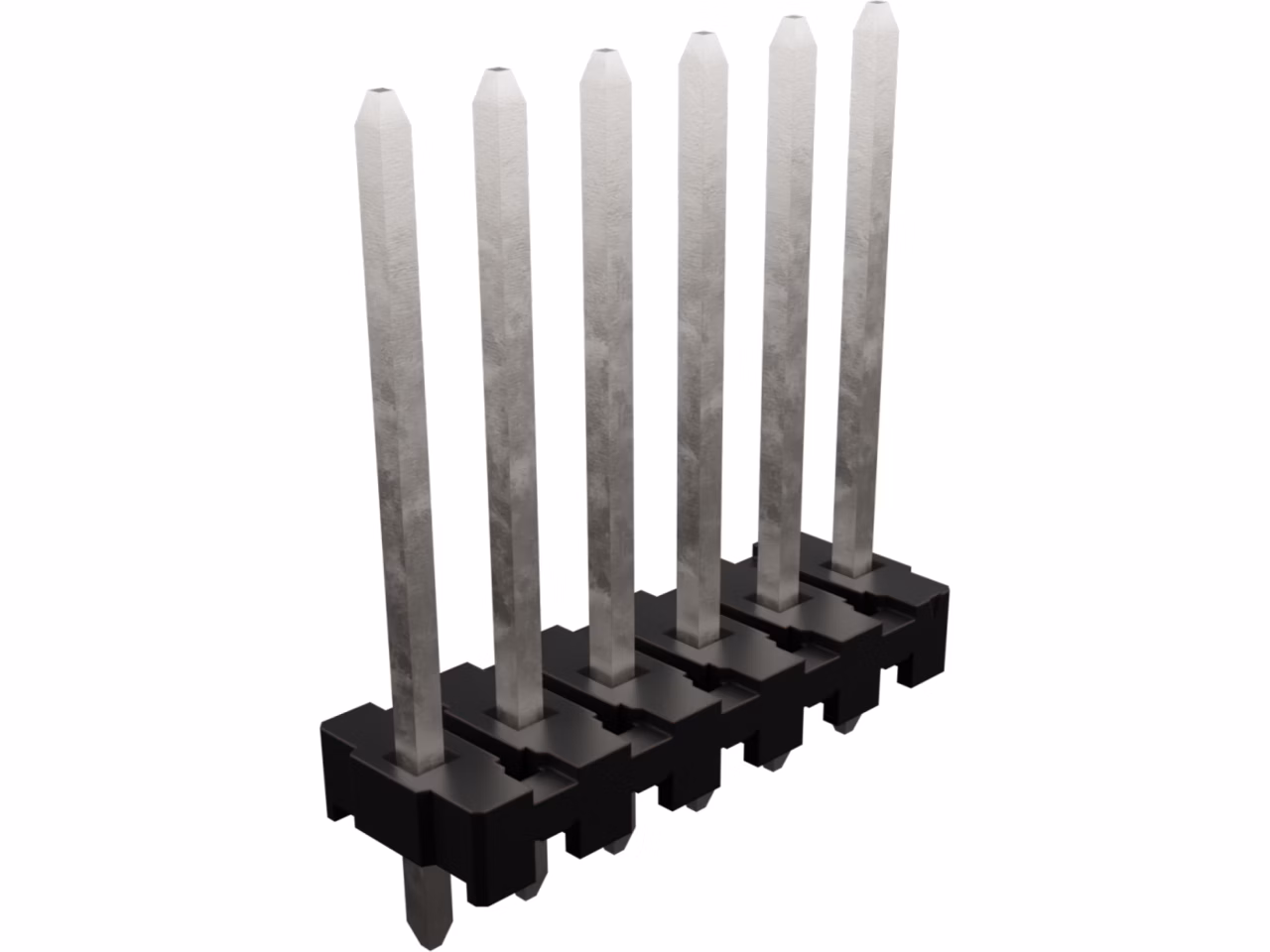 KK 396 Breakaway Header, Vertical, 6 Circuits, Matte Tin (Sn) Plating, Pin Length 26.21mm (1.032