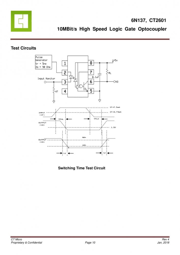 6N137 datasheet page 10