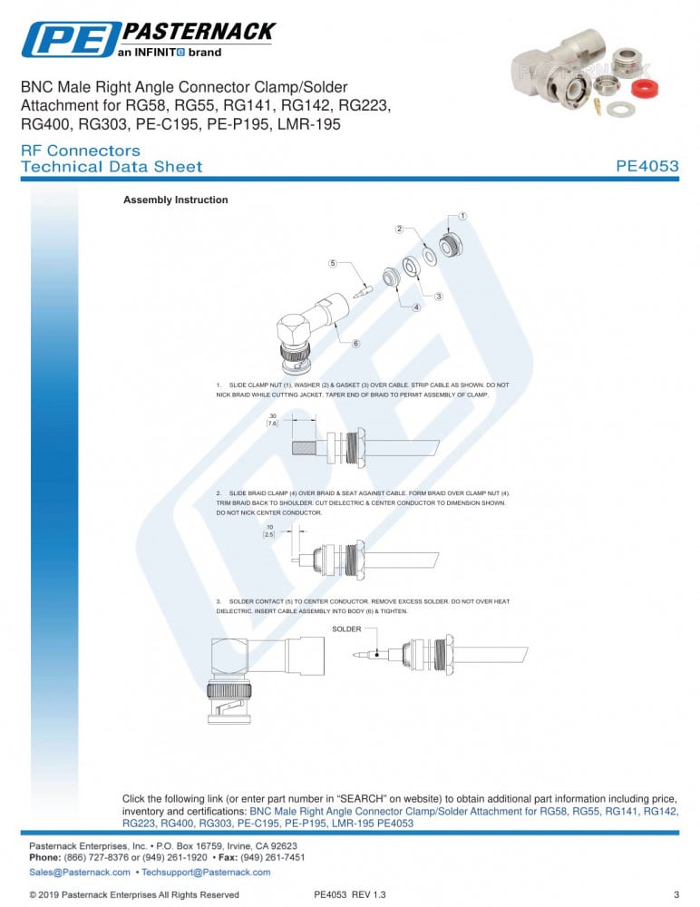 PE4053 datasheet page 3