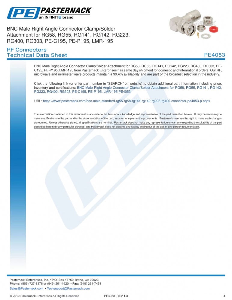 PE4053 datasheet page 4