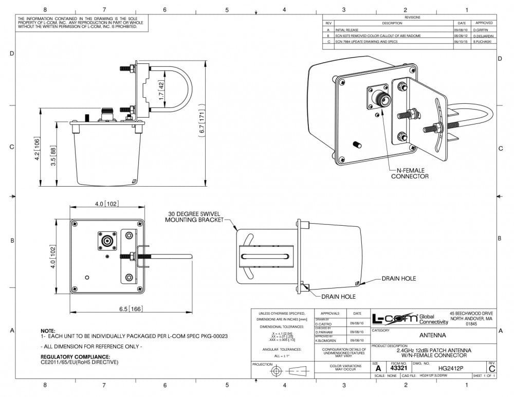 HG2412P technical document preview