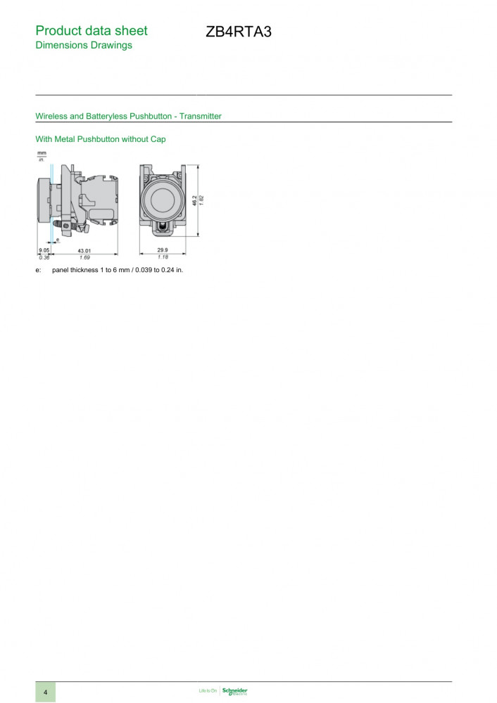 ZB4RTA3 technical document page 4