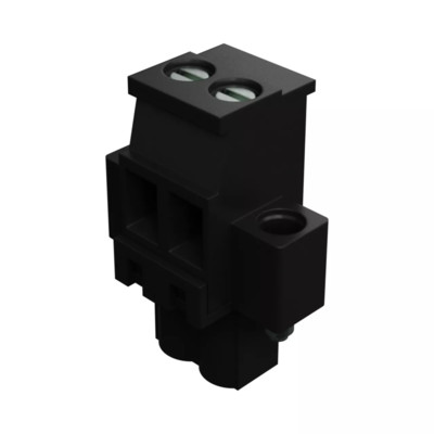 5.00mm Pitch Eurostyle Vertical Plug, with Retention Screws, Rear Wire Entry, 2 Circuits for sale