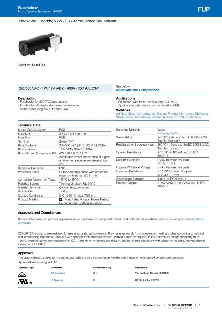 0031.2510 datasheet page 1