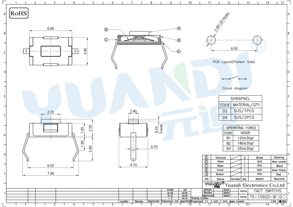 TS-1092D-B3D2 technical document preview