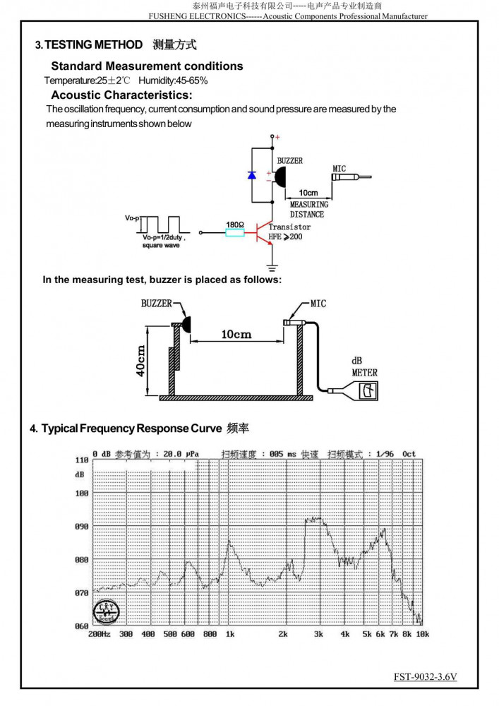 FUET-9032-3.6V appearance drawing