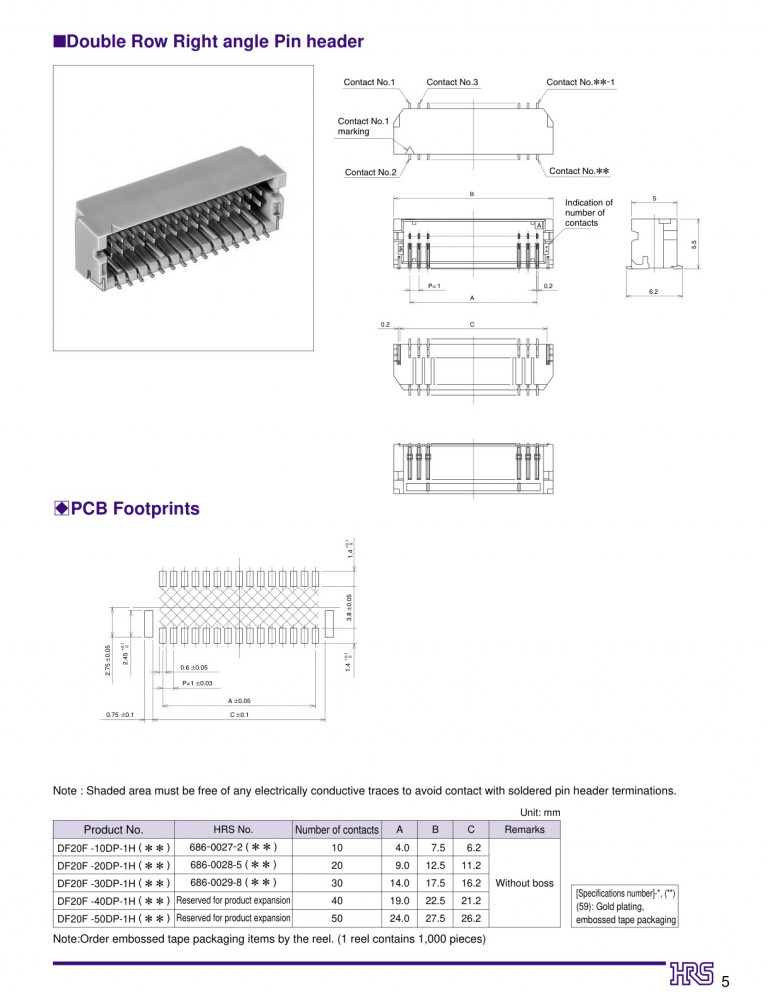 HRS DF20 series document page 5