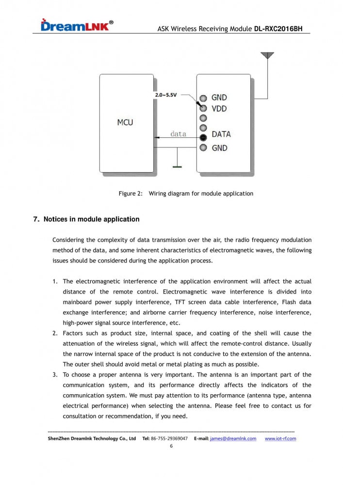 DL-RXC2016BH datasheet page 6