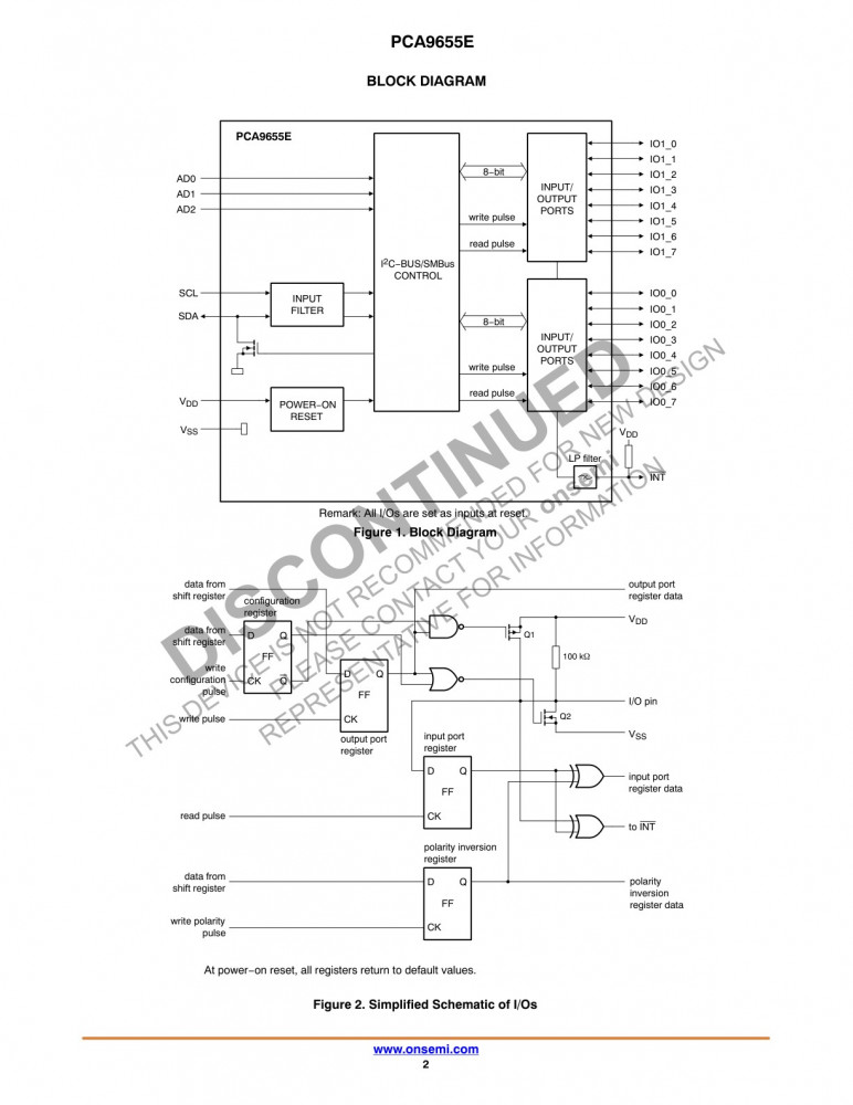 PCA9655E technical document page 2