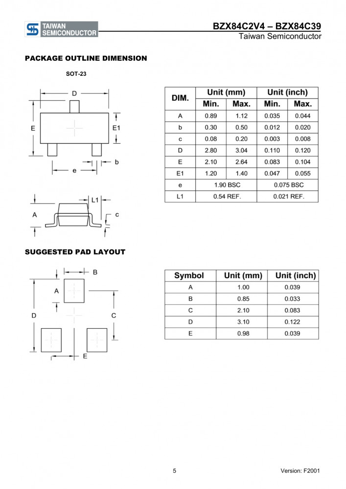 BZX84C5V6 technical document page 5