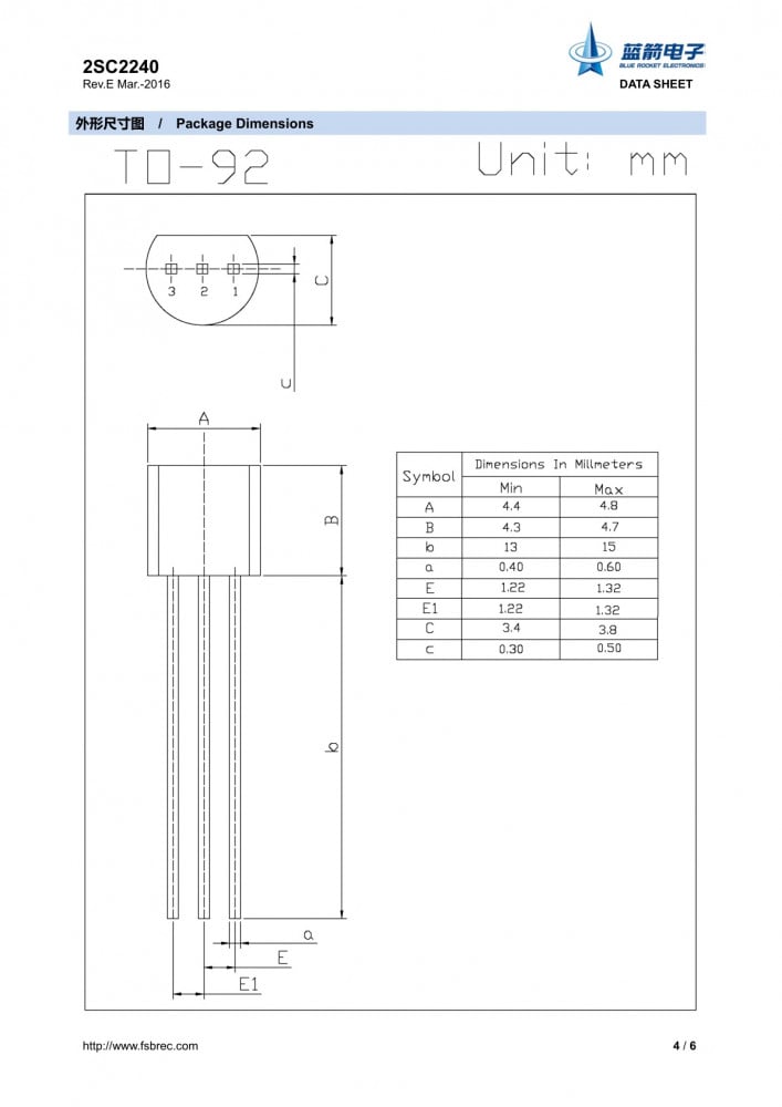 2SC2240 datasheet page 4
