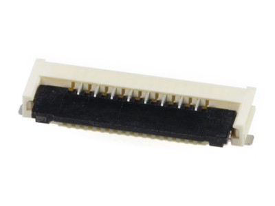 Easy-On FFC/FPC Connector, 1.00mm Pitch, 1.90mm Height, Single Bottom Contact (FS19), Right-Angle, Surface Mount, ZIF, 12 Circuits, Tin-Bismuth Plating for sale