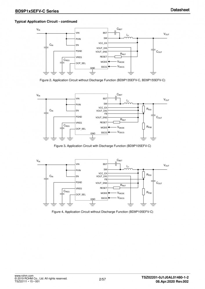 BD9P135EFV-CE2 document page 2