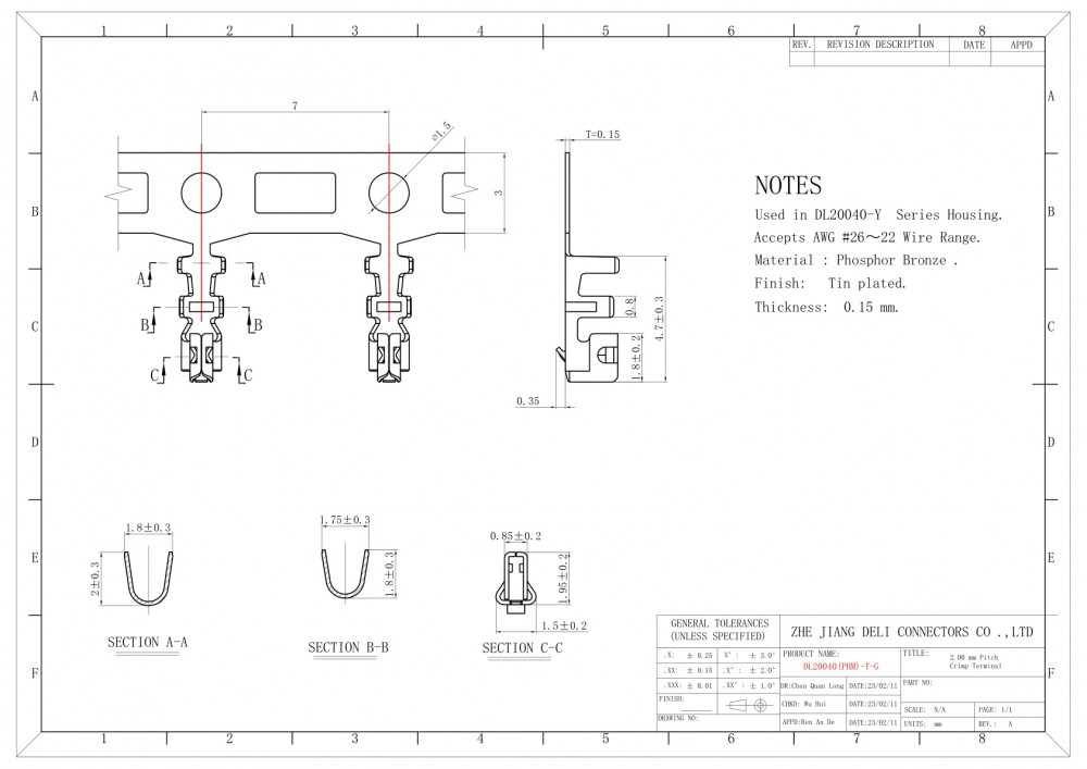 DLL PHM series drawing page 8