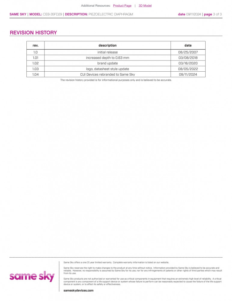CEB-35FD29 technical document page 3