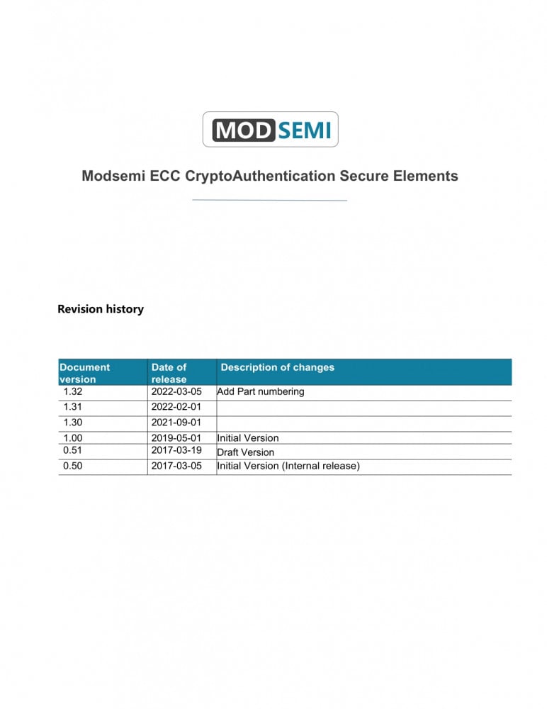 MOD8ID datasheet page 1