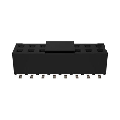 Milli-Grid Vertical Receptacle, 2.00mm Pitch, Dual Row, Surface Mount, Top/Bottom Entry, with Cap, Tube, 0.75µm Gold (Au) Plating, 16 Circuits, Lead-Free for sale