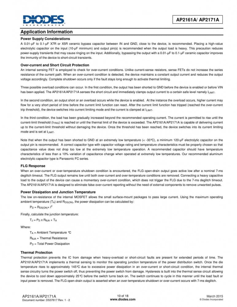 AP2171AMP-13 datasheet page 10