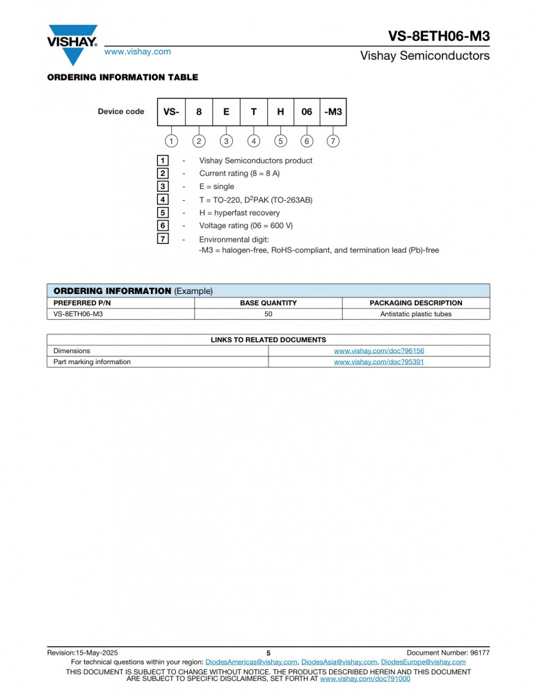 VS-8ETH06-M3 datasheet page 5