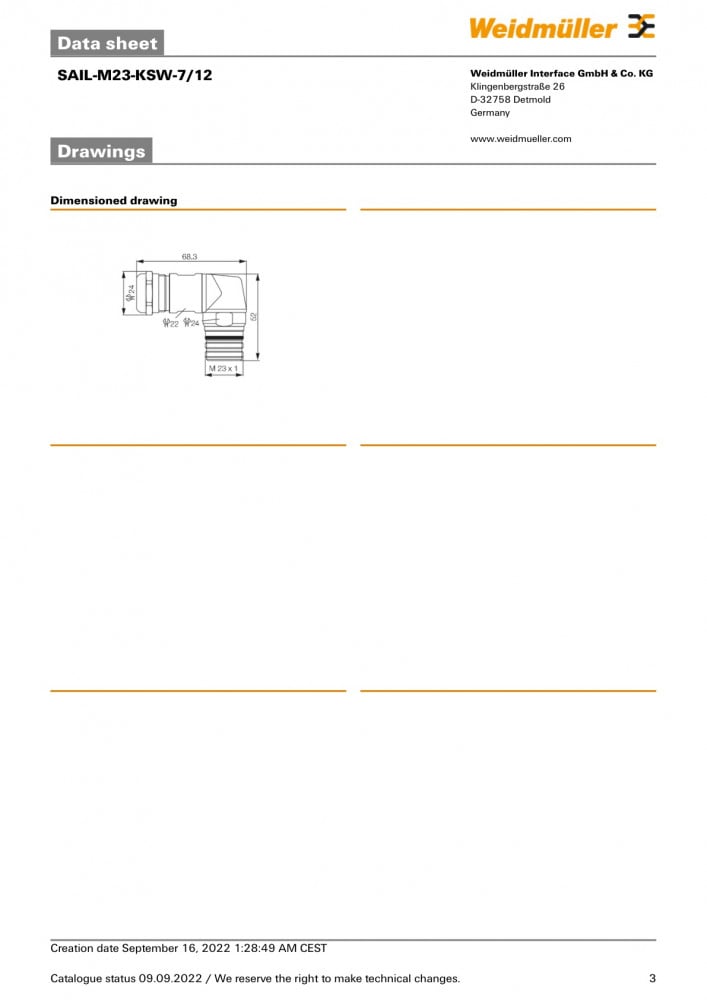 WEIDMULLER 1169930000 technical document page 3