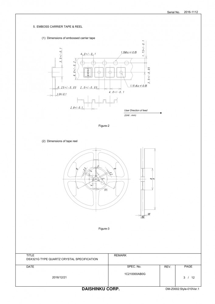 KDS DSX321G specification page 4