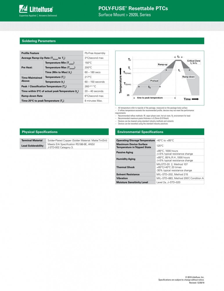 2920L Series datasheet page 3