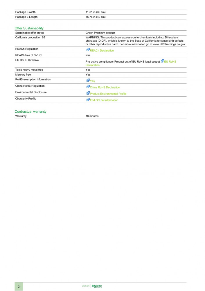 ZBA334 technical document page 2