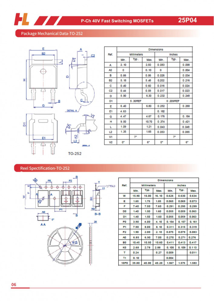 HL 25P04 datasheet page 6
