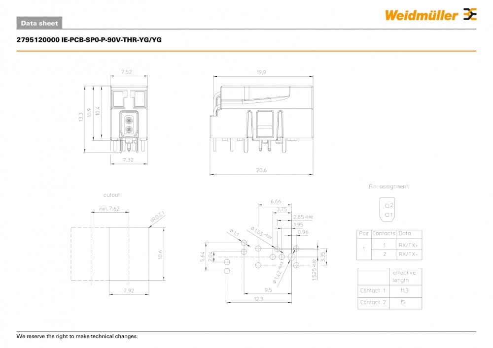 Weidmüller 2795120000 documentation page 5