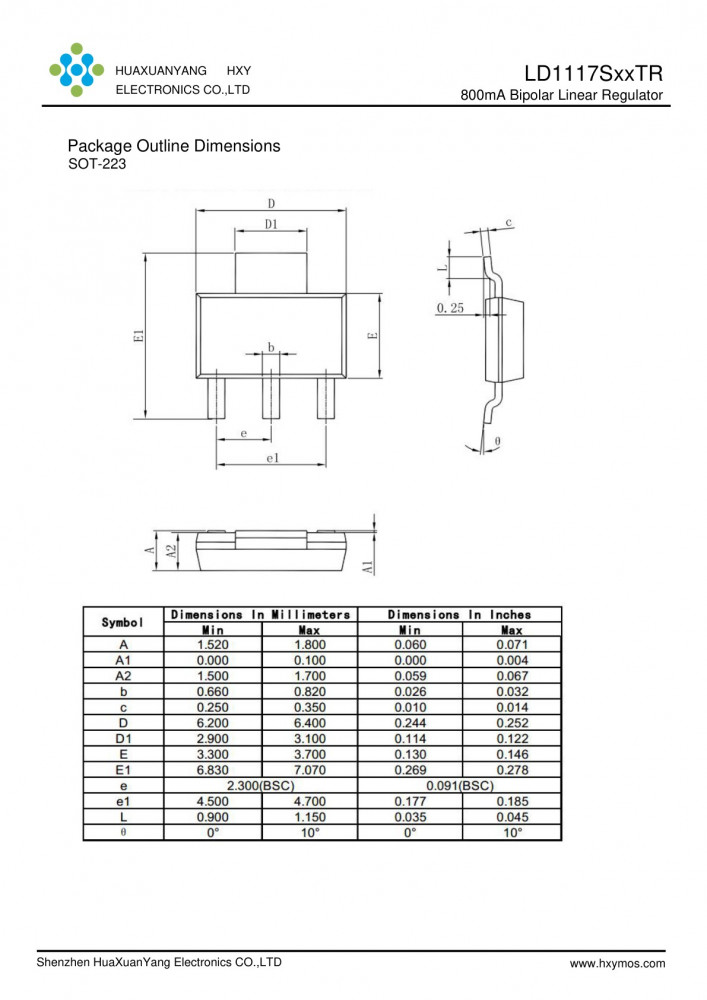 LD1117S33TR-HXY technical document page 7