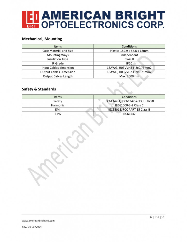 AB-D2060-V24-Q technical document page 4