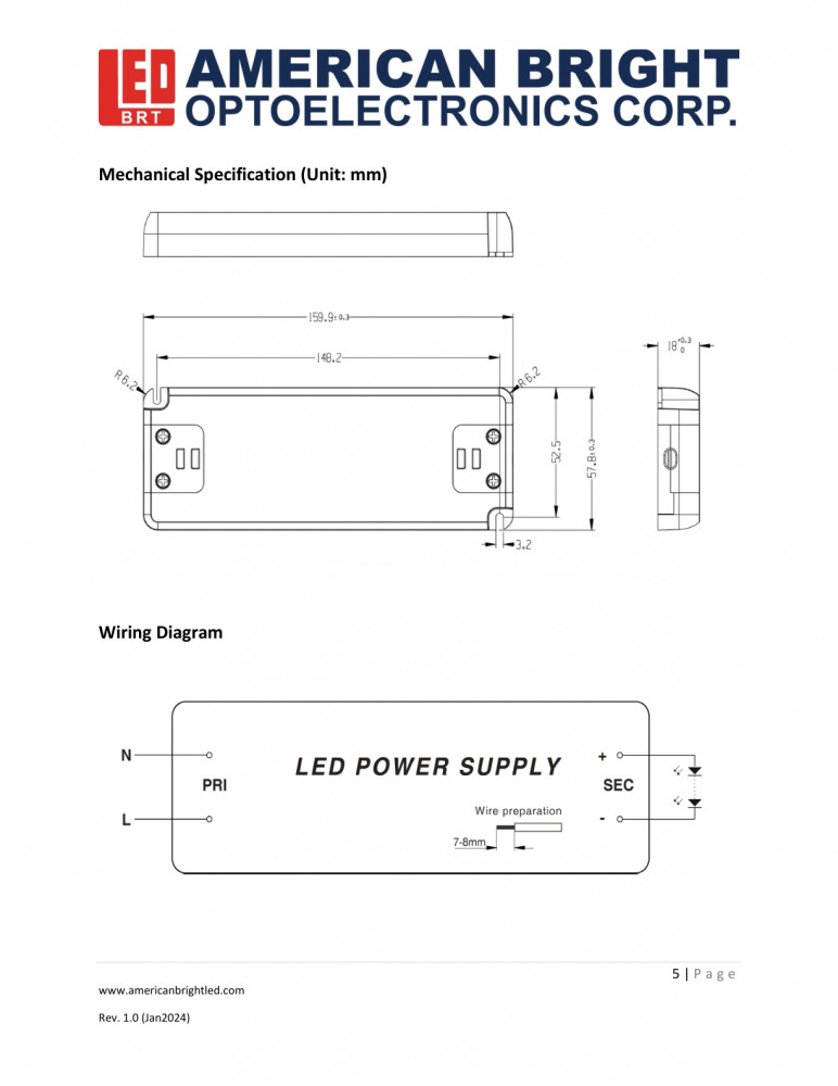 AB-D2060-V24-Q technical document page 5