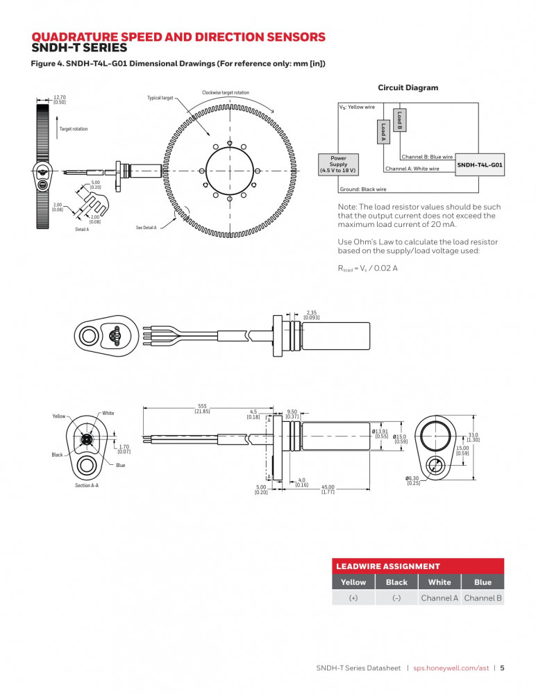 SNDH-T series document page 5