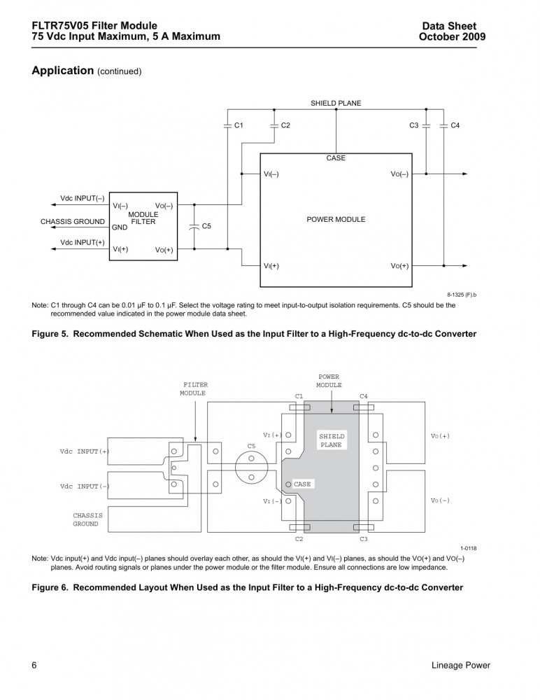 FLTR75V05Z datasheet page 6