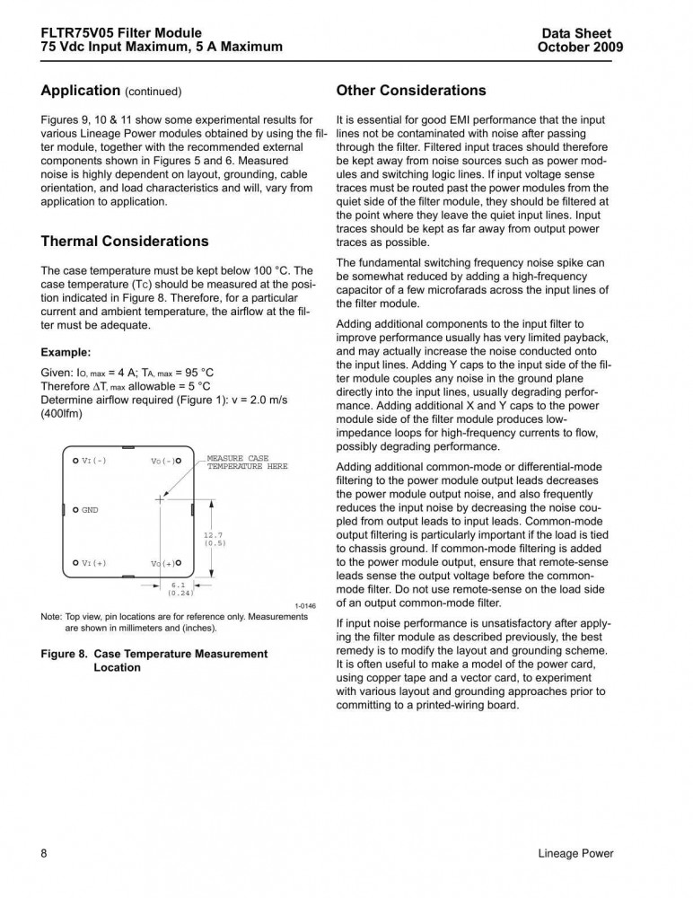 FLTR75V05Z datasheet page 8