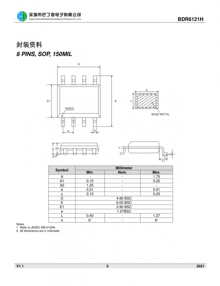 BDR6121H datasheet page 5