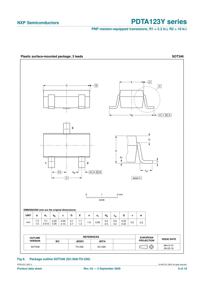 PDTA123YT datasheet page 9
