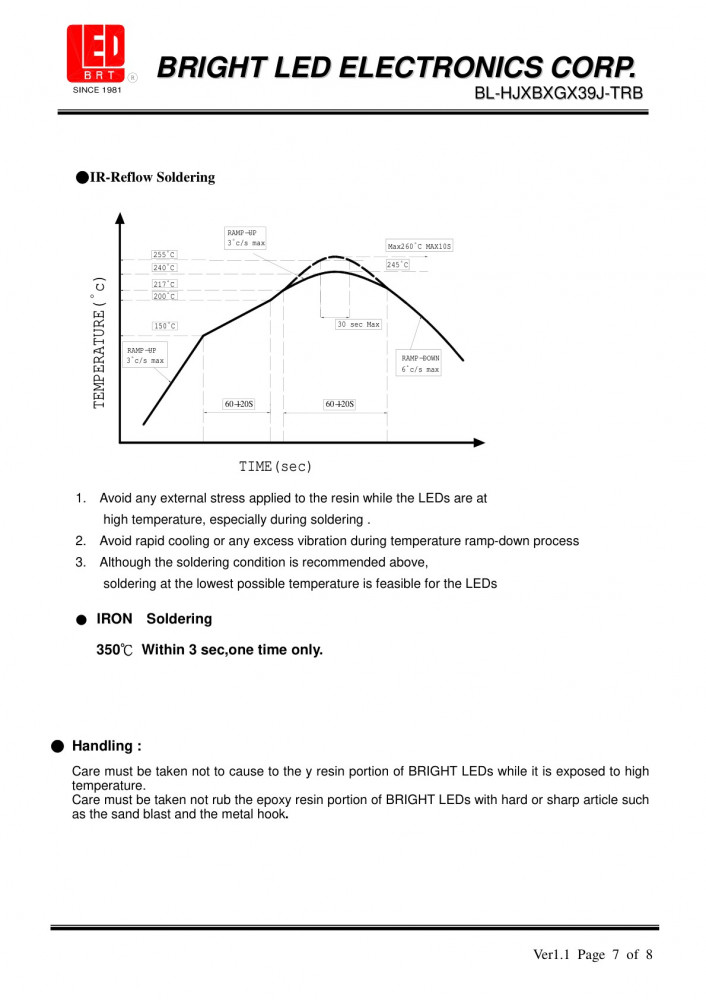 BL-HJXBXGX39J-TRB specification page 8