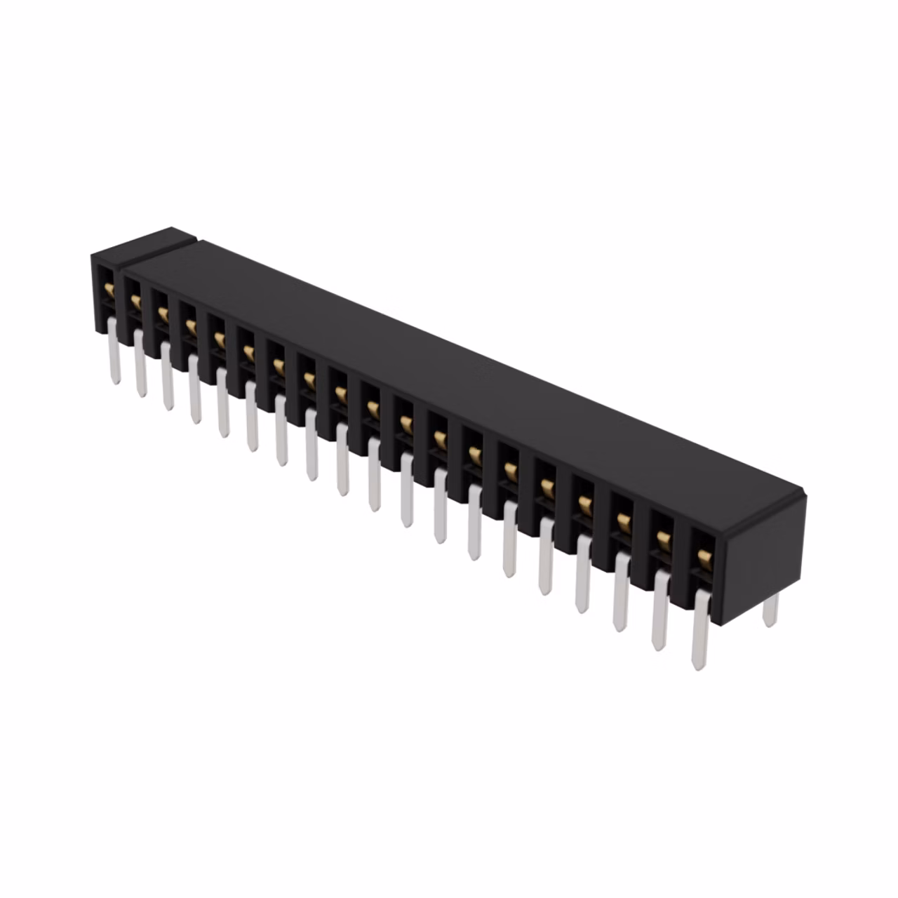 2.00mm Pitch Milli-Grid Receptacle, Side Entry, Through Hole, 0.05µm Gold (Au) Plating, 38 Circuits, Tube, Lead-Free for sale