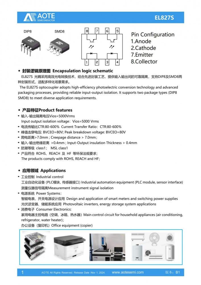 EL827S datasheet page 2