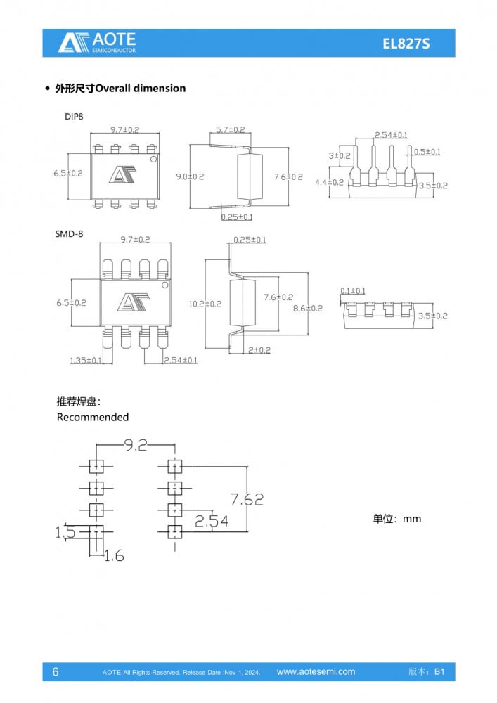 EL827S datasheet page 7