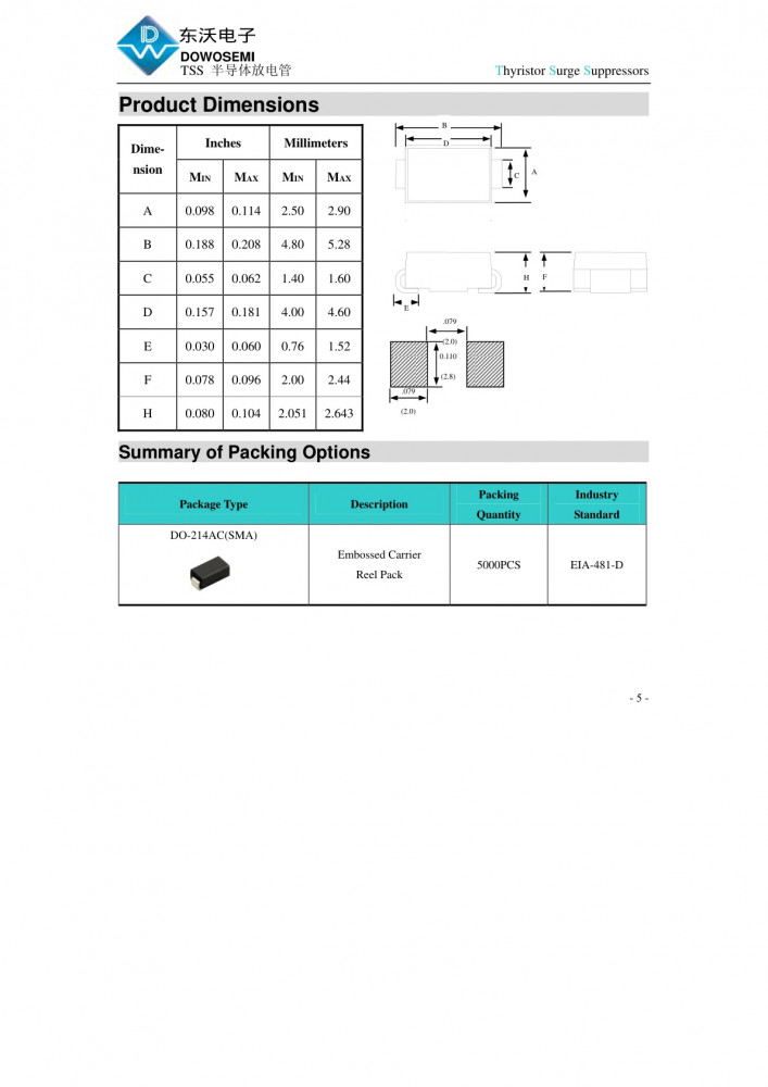 P1800TA datasheet page 5