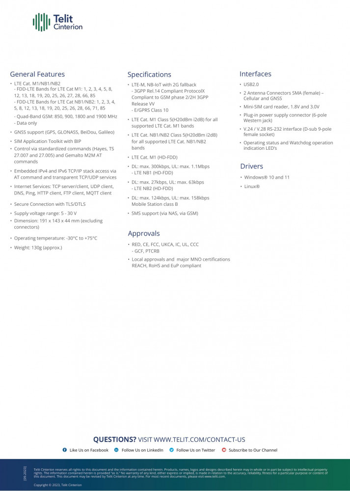 SGX31 product document, page 2
