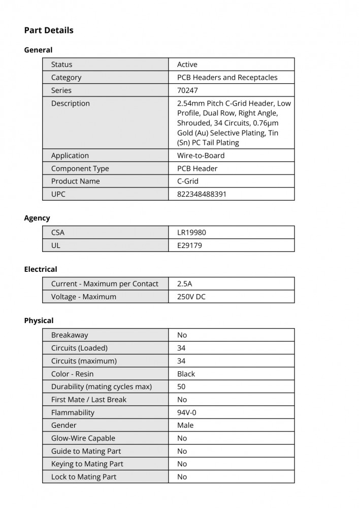 MOLEX 702473452 technical document image, page 2