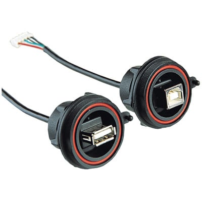 Bulgin PX0841/AB/2M00 USB Cable Assembly for sale