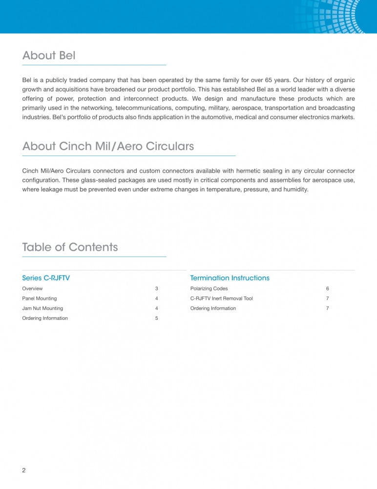 CINCH C-RJFTV documentation page 2