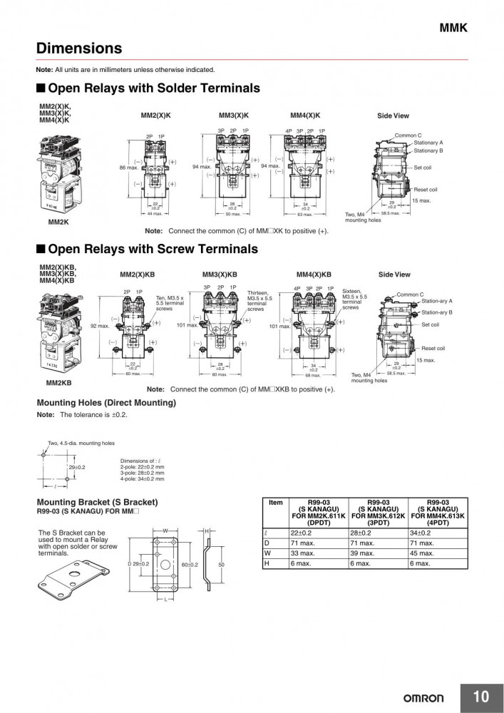 OMRON MM relay document page 10
